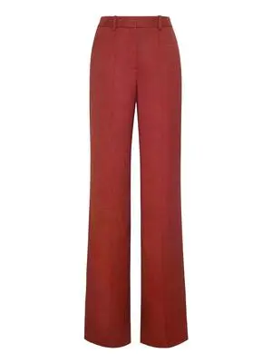 Adam Lippes Wyatt Trousers - Red