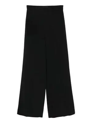 JOSEPH Alane Wide-leg Trousers - Black