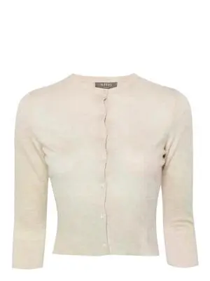 N.peal Darcie Cashmere Cardigan - Neutrals