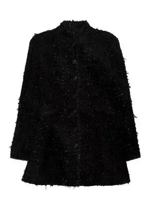 Shiatzy Chen Sense Of Ink Collection Tweed Jacket - Black