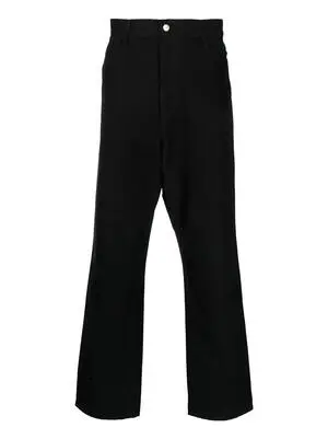 Carhartt Work In Progress Single Knee Straight-leg Trousers - Black