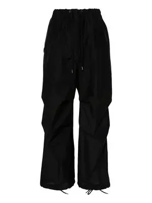 Acne Studios Drawstring Wide-leg Trousers - Black