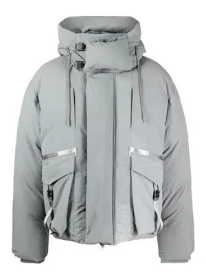 SPOONYARD Hooded Padded Jacket - Grey