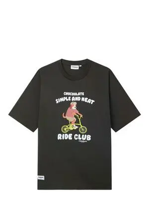 CHOCOOLATE Graphic-print T-shirt Grey