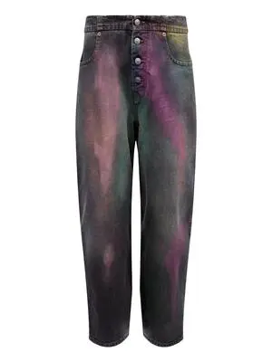 MAISON MARGIELA Bleached-effect Straight-leg Jeans - Blue