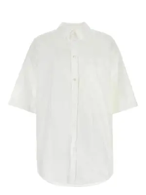 Balenciaga Metal Bb Stencil Shirt - White