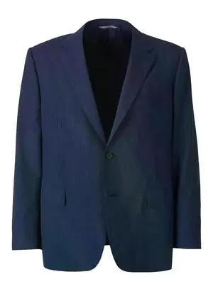 Canali Pinstriped Blazer - Blue