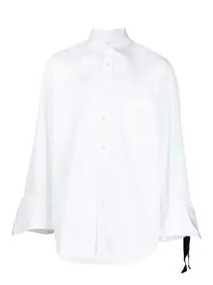 MARINA YEE Oversized String Shirt - White
