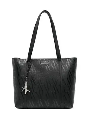 ARMANI EXCHANGE Logo-Pattern Tote Bag