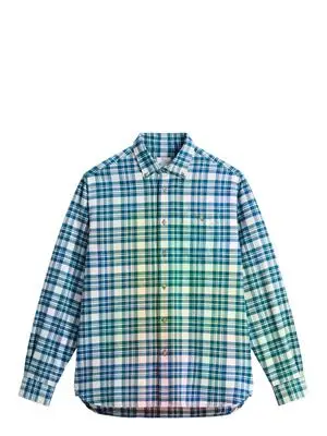 Woolrich Check Pattern Flannel Shirt - Blue