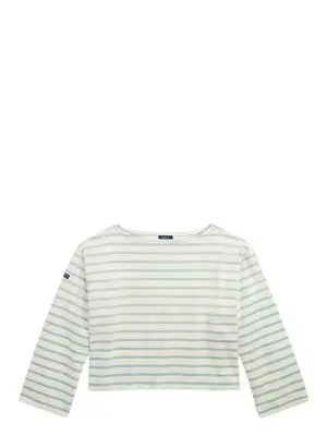 Polo Ralph Lauren Striped Long-sleeve Top - White
