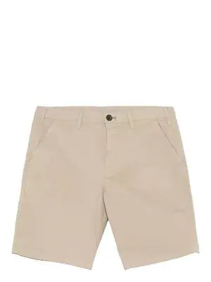 Paul Smith Logo-embroidered Chinos Shorts - Neutrals