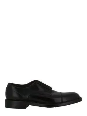 GREEN GEORGE Cap-toe Derby Shoes - Brown