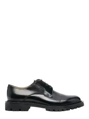 SCAROSSO Chunky-soled Derby Shoes - Black