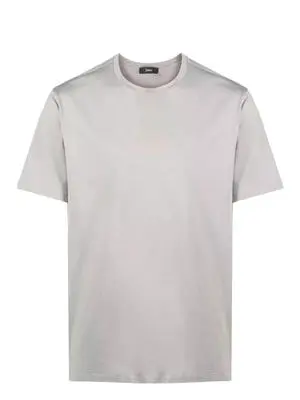 Herno Short-sleeve Cotton T-shirt - Grey