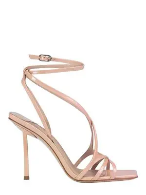 LE SILLA 95mm Belen Sandals - Neutrals
