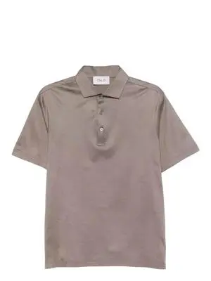 D4.0 Cotton Polo Shirt Grey