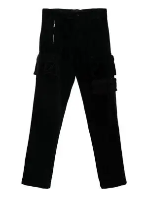 Aspesi Corduroy Cargo Trousers - Black