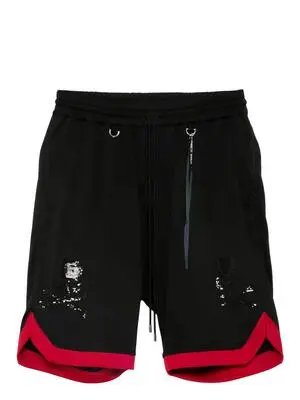 MASTERMIND WORLD Sequin Logo Basketball Shorts - Black