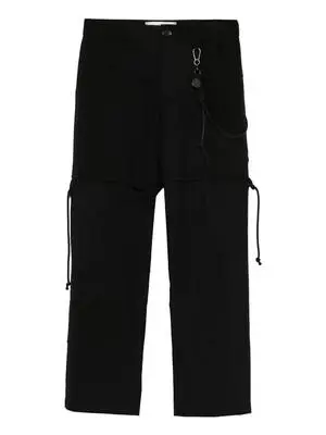 SONG FOR THE MUTE Slash Trousers - Black