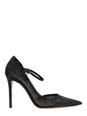 GIANVITO ROSSI 115mm Crystal-embellished Pumps - Black