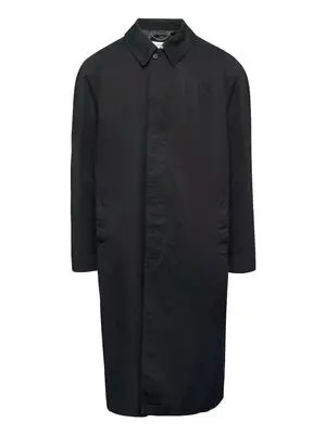 MAISON MARGIELA Zip-detail Cotton Trench Coat - Black