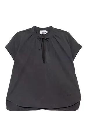 Izzue Embroidered Blouse - Grey