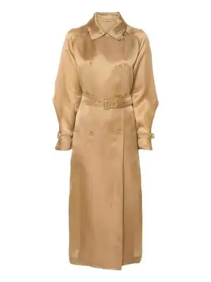 Max Mara Sacco Double-breasted Trench Coat - Neutrals