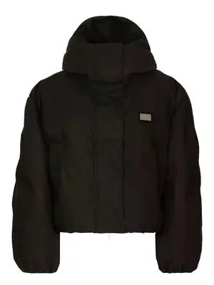 Dolce & Gabbana Logo-plaque Padded Jacket - Black