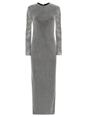 Dolce & Gabbana Crystal-embellished Dress - Silver