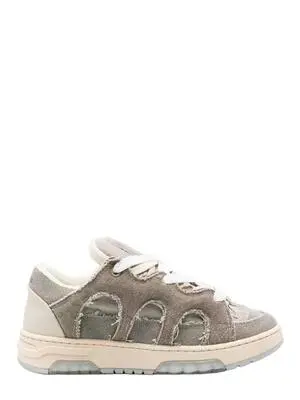 SANTHA Lace-up Sneakers - Grey