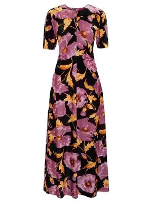 La DoubleJ Angelica Midi Dress - Black