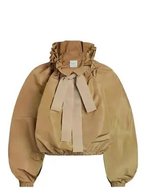 PATOU Iconic Drawstring Blouse - Neutrals