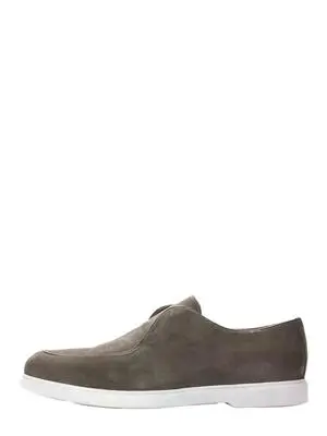 POCHE PARIS Suede Loafers - Brown