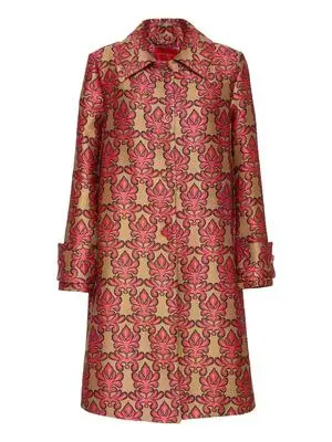 La DoubleJ Patterned Jacquard Precious Coat - Pink