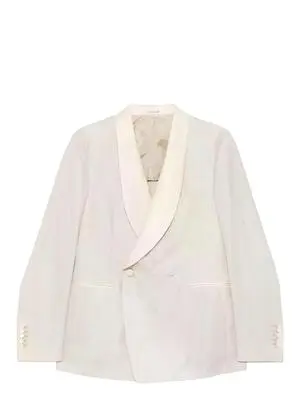 Tagliatore Patterned-jacquard Blazer - Neutrals