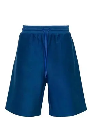 Moncler Logo-embossed Track Shorts - Blue