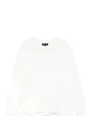 PURPLE BRAND Textured Cotton T-shirt - White