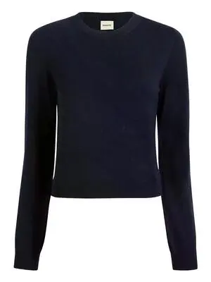 Khaite Cashmere Crew Neck Sweater - Blue