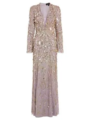 Jenny Packham Kaia Gown - Grey