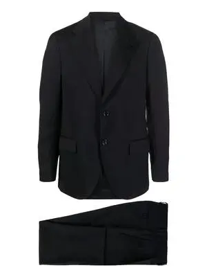 LARDINI Single-breasted Wool Suit Set - Blue