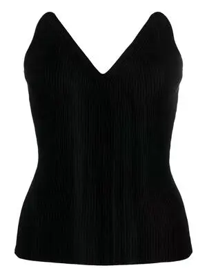 COPERNI Coperni Ribbed-Knit Bustier Top