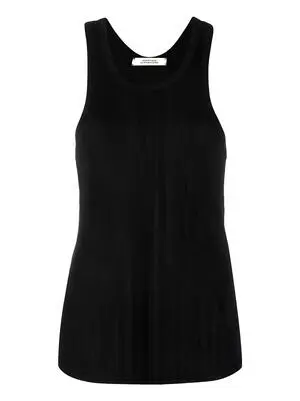 Dorothee Schumacher Ribbed Racerback Vest - Black