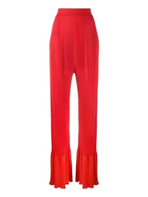 Stella McCartney Rib-knit Long-length Trousers - Red