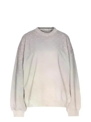 MARINE SERRE Moon-logo Sweatshirt - Grey