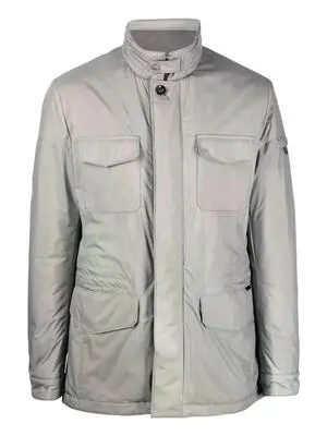 MOORER Long-sleeve Padded Jacket - Grey