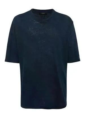 IRO PARIS Drop-shoulder Jersey T-shirt - Blue