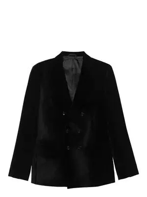 REVERES 1949 Velvet Blazer - Black