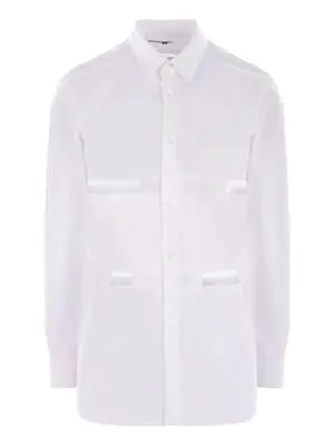 Comme Des Garçons Peter Pan Ruffle Shirt - White