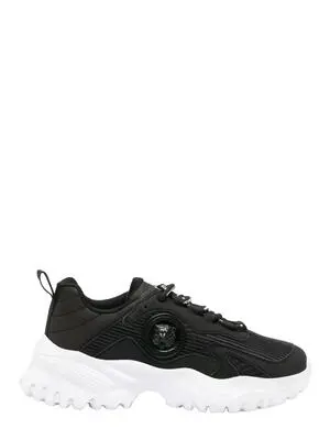 Just Cavalli Tiger Head-motif Low-top Sneakers - Black